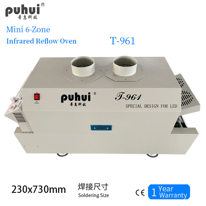 Mini Channel Reflow Oven T-961 – Puhui Electric Technology